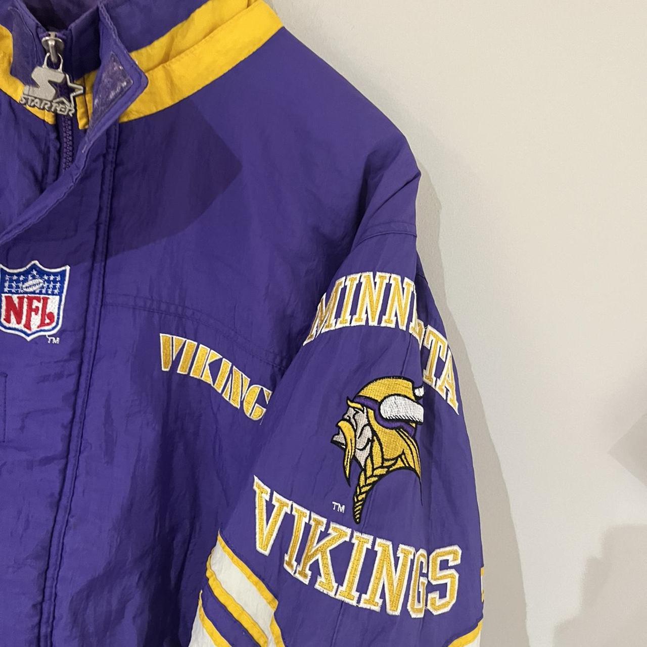 Starter Men's Purple and Yellow Jacket | Depop