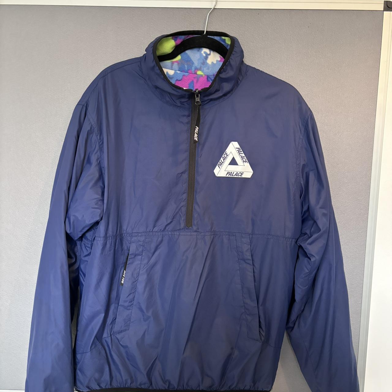 Reversible palace quarterzip jacket - Depop