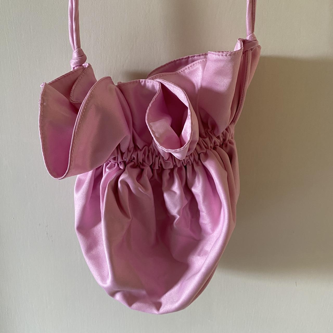 Zara powder pink shoulder bag, evening bag pouch... - Depop