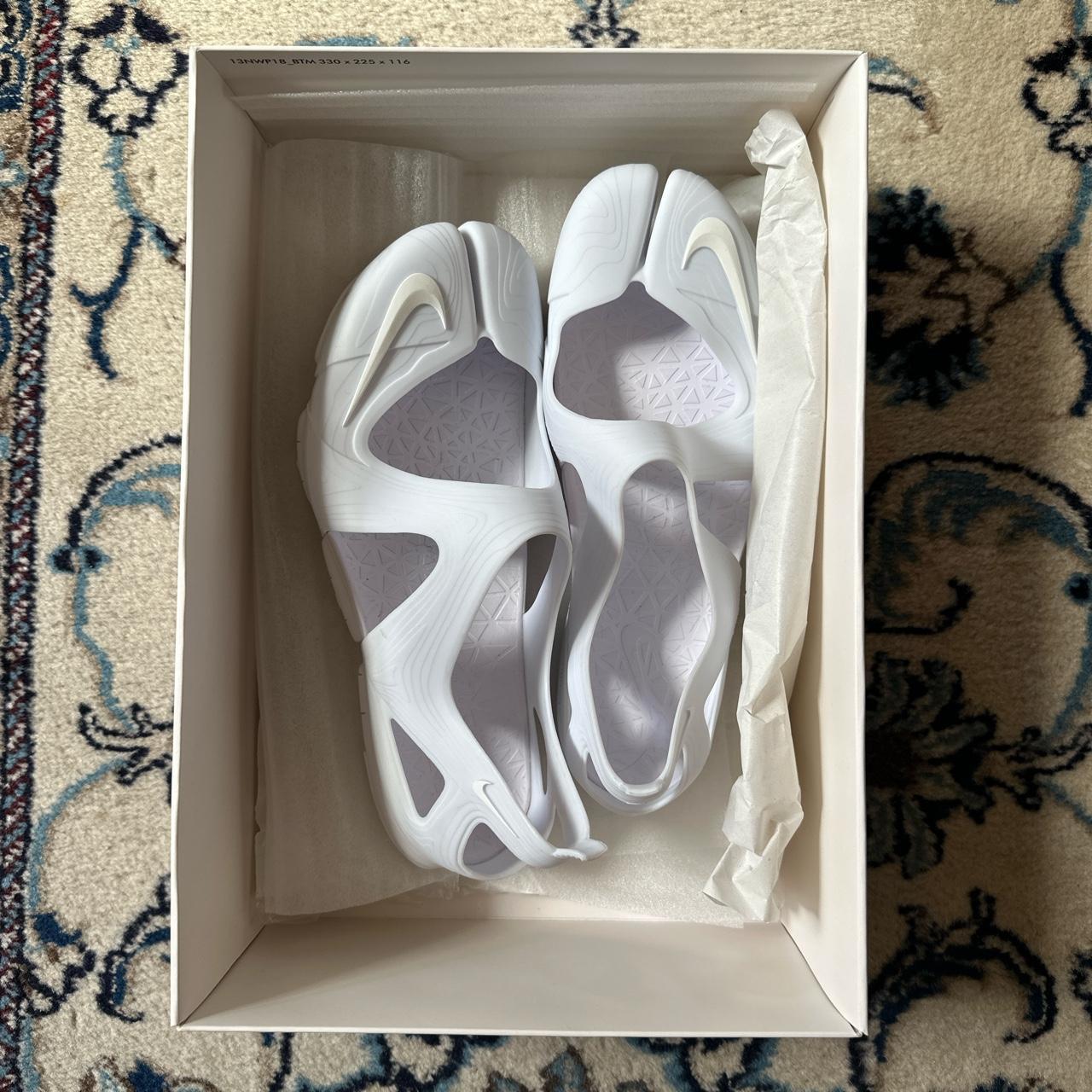 Brand new Nike Free Rift sandal 26 cm white M8/W9... - Depop