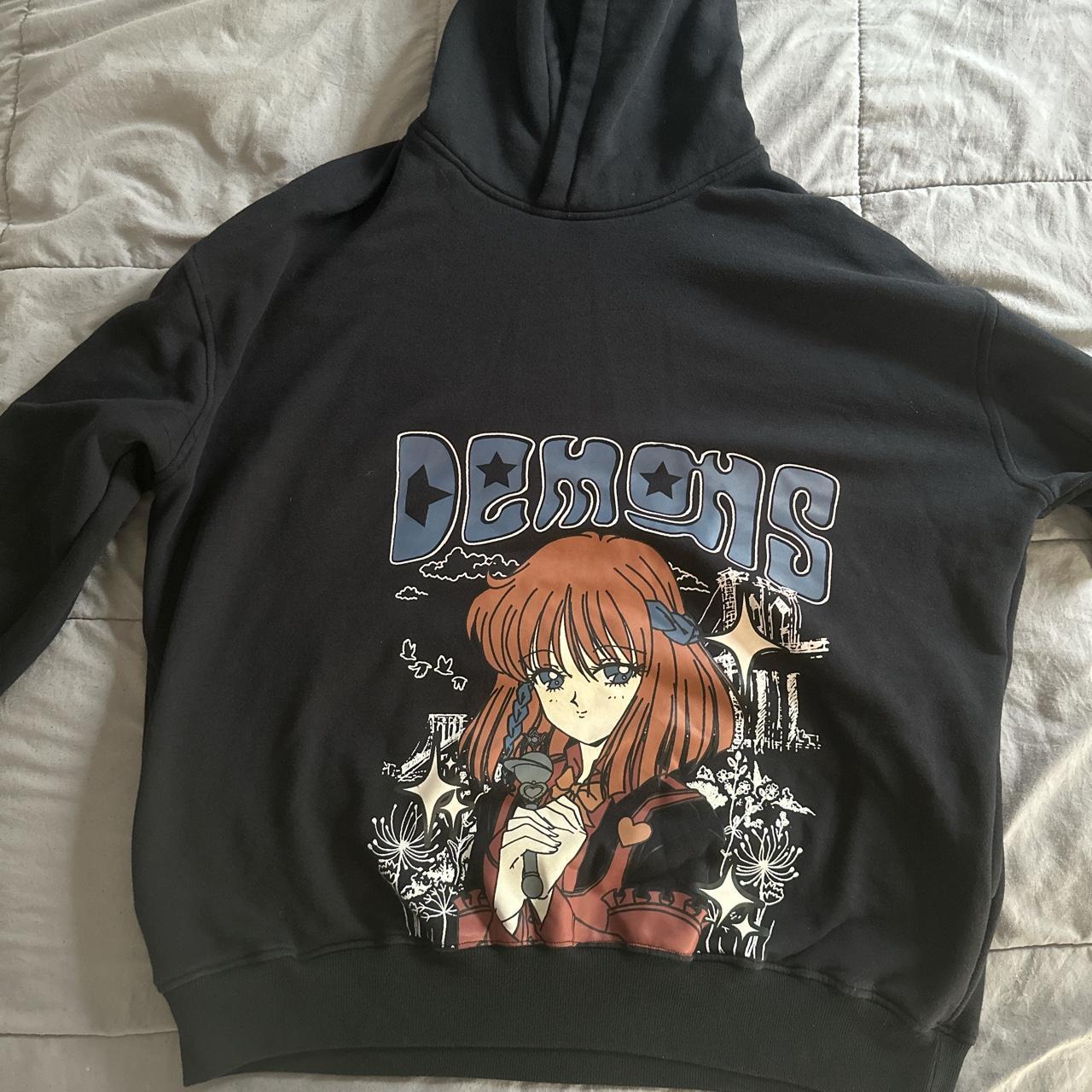 Demons Basement sailor moon hoodie only worn a few... - Depop