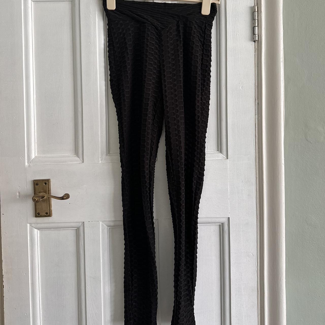 Black Amazon “bbl leggings” Enhances bum with ruched... - Depop