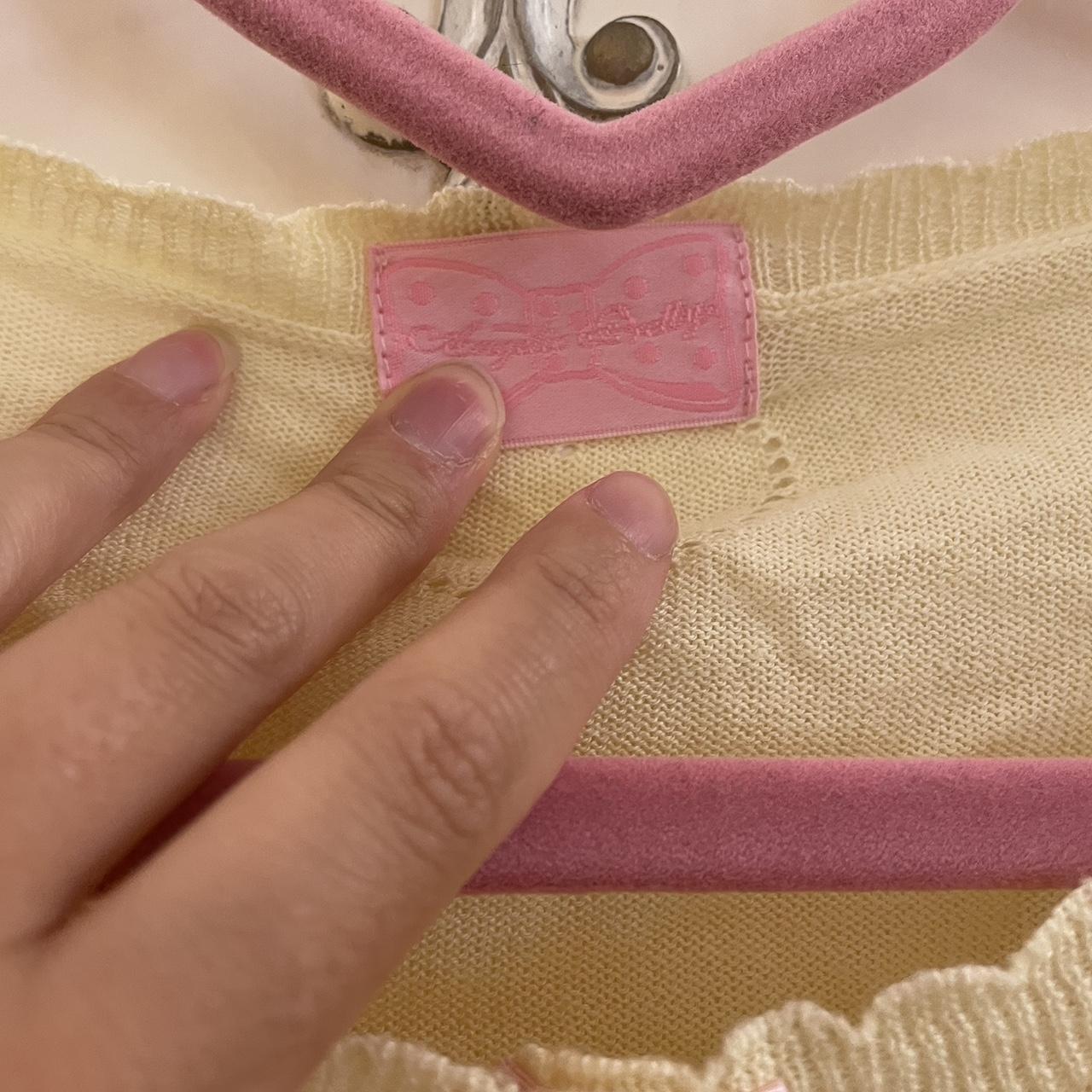 Angelic pretty Ribbon Necklace Knit... - Depop