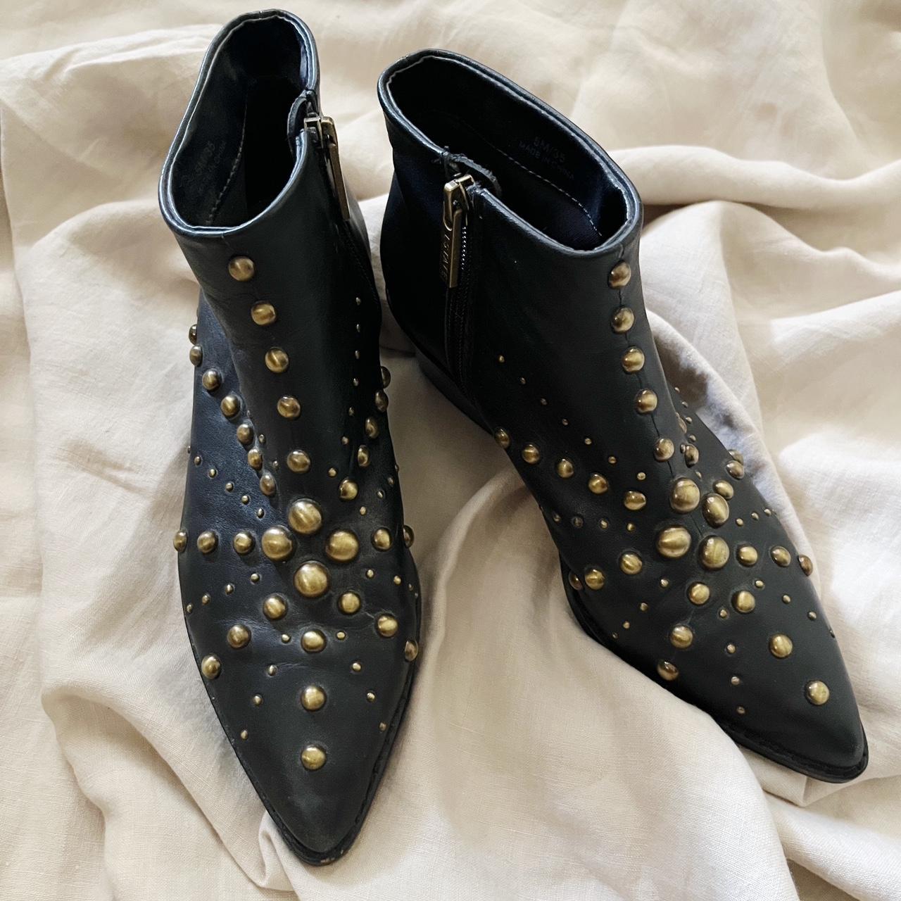 1.STATE Women's Black Boots | Depop