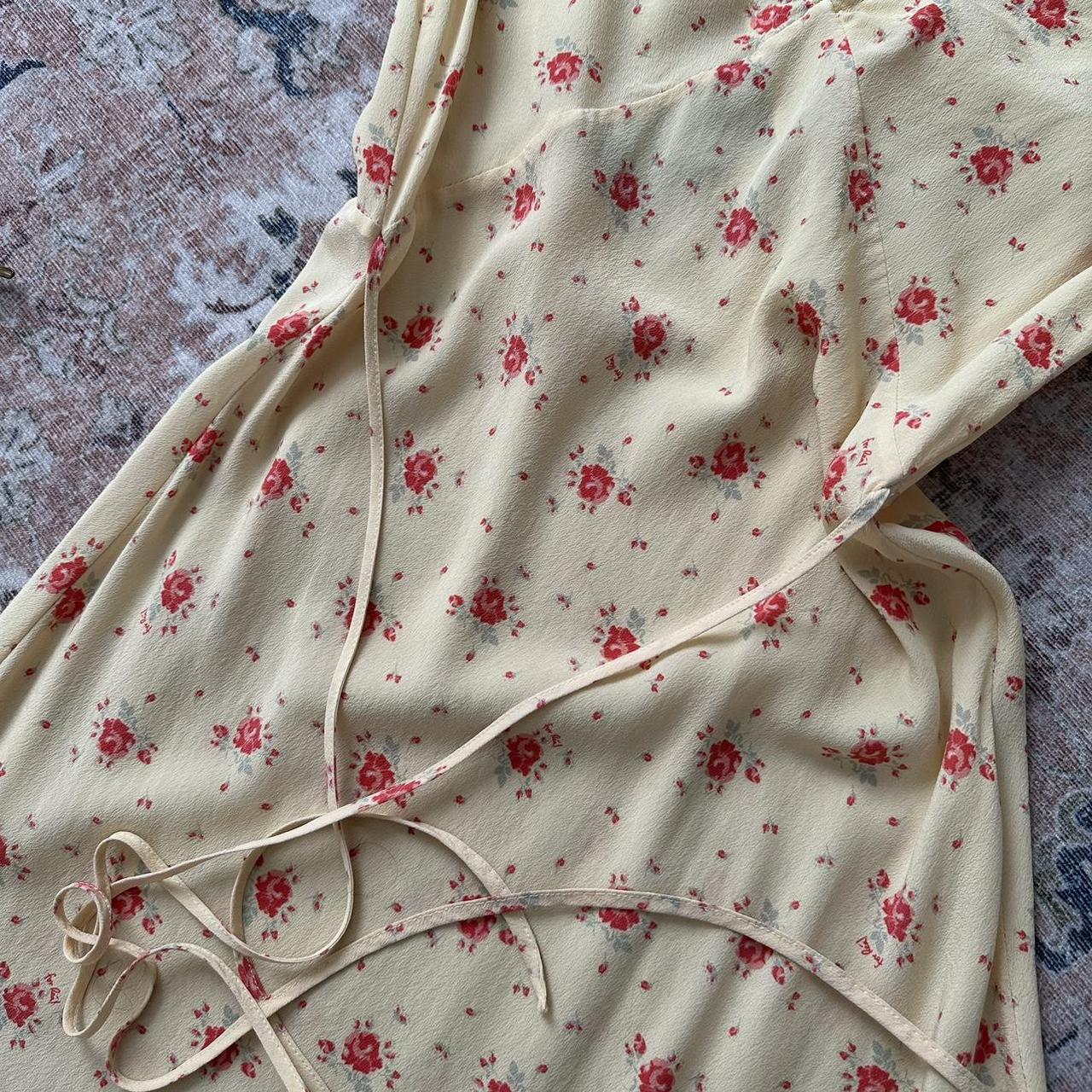 Réalisation Par Women's Yellow and Red Dress | Depop