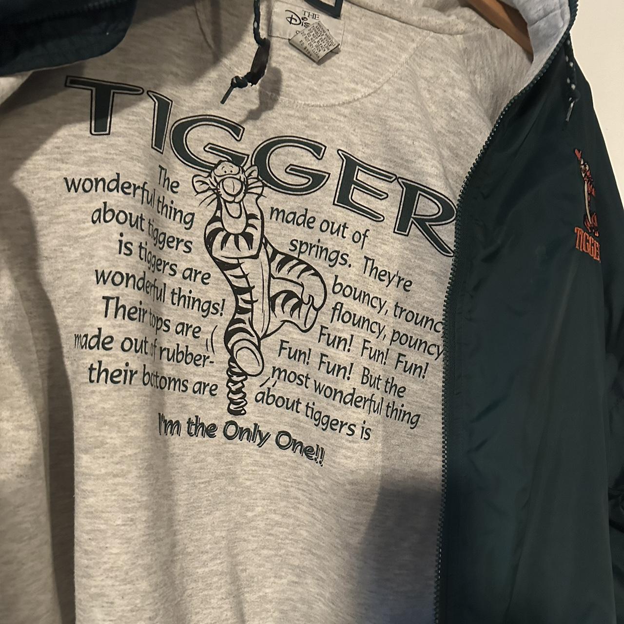 Vintage Tigger Jacket Forest Green color Super... - Depop