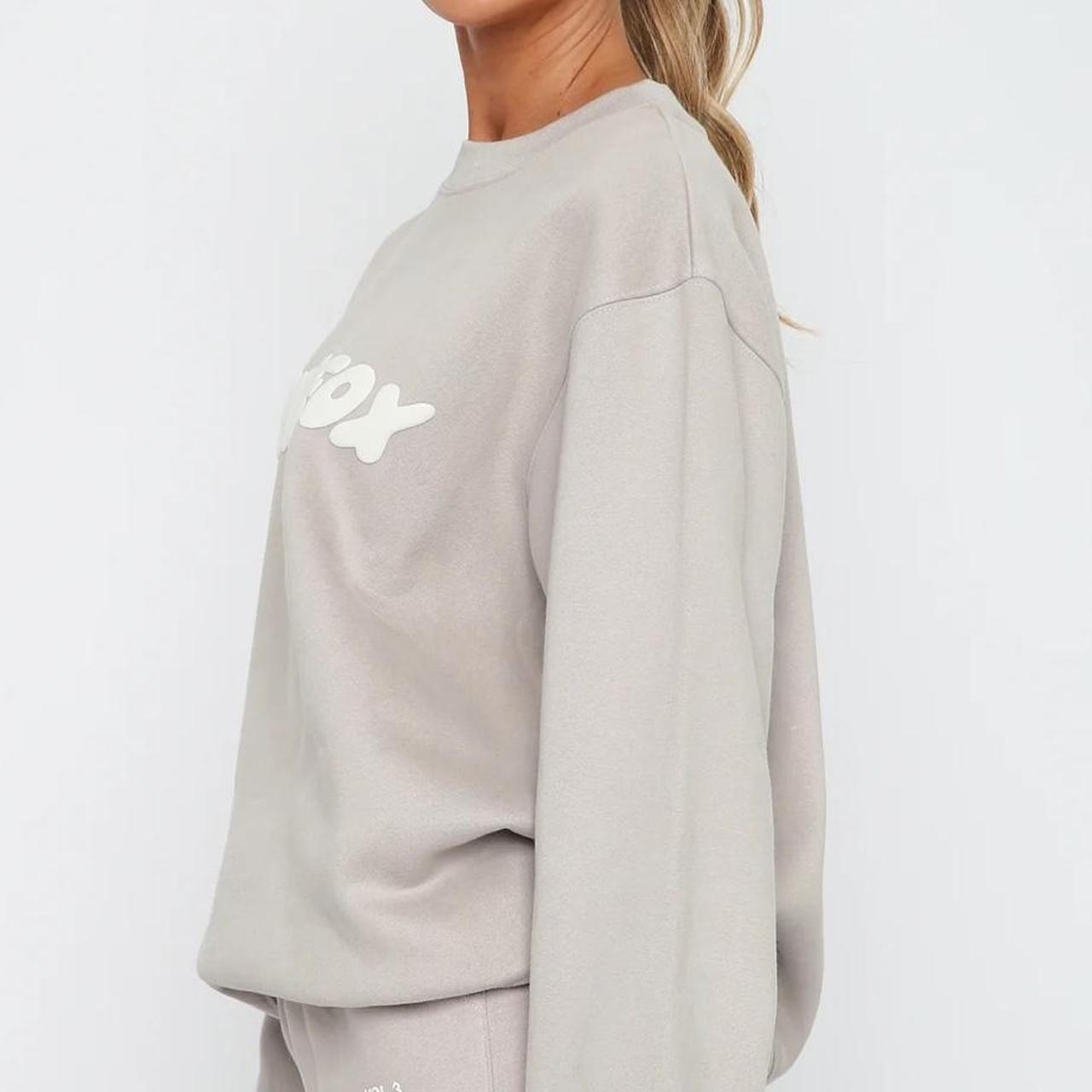 White Fox offstage sweater Moon colour Size... - Depop