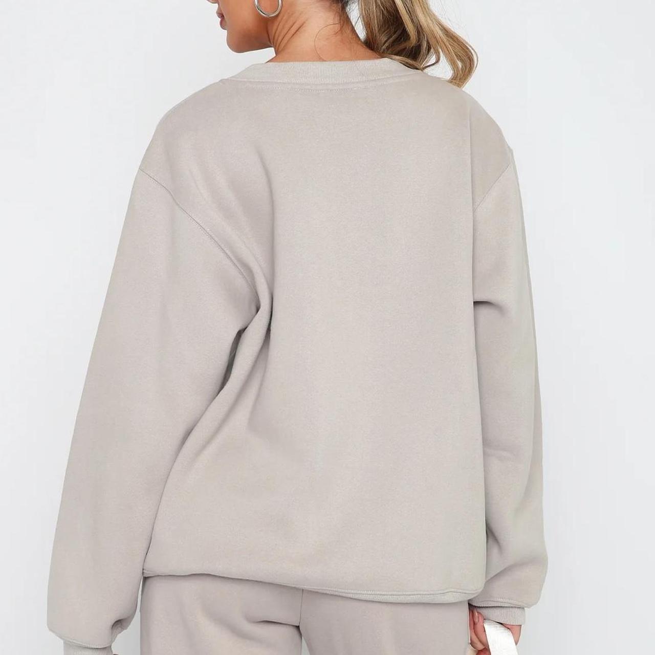 White Fox offstage sweater Moon colour Size... - Depop