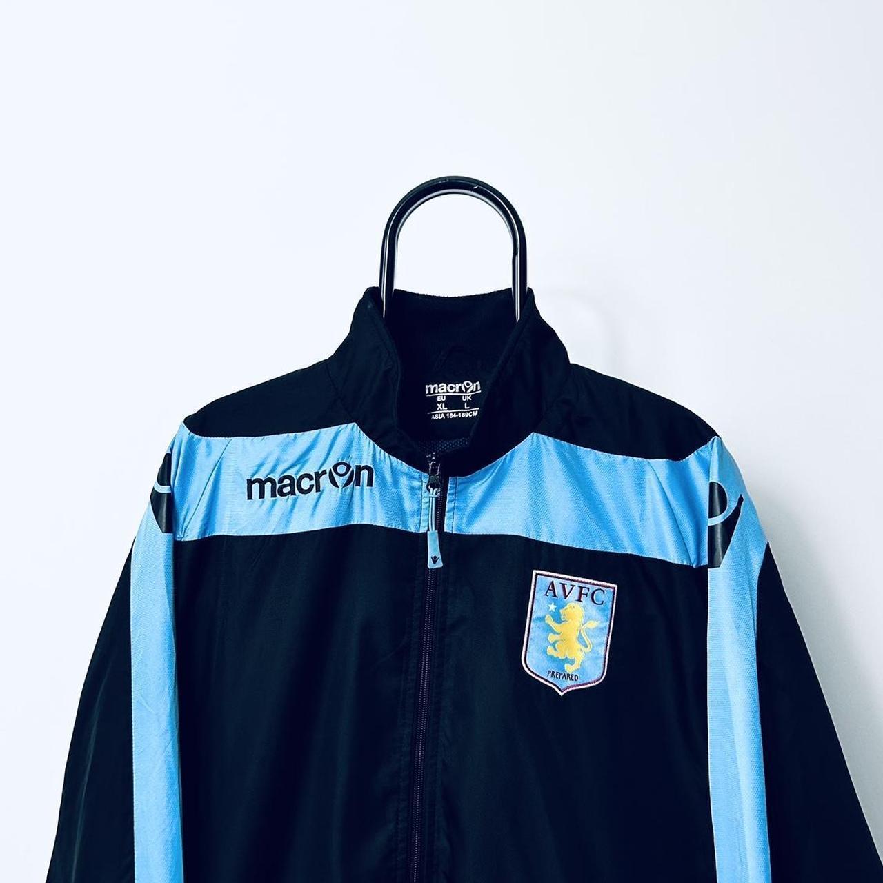 〰️ASTON VILLA 2010s MACRON TRAINING FULL ZIP... - Depop