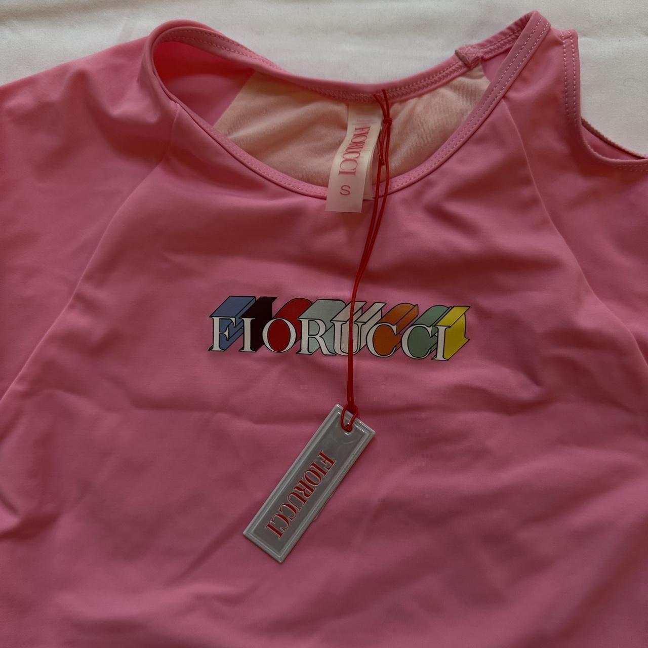 Authentic Fiorucci Cut Out Crop Top Details: Brand... - Depop