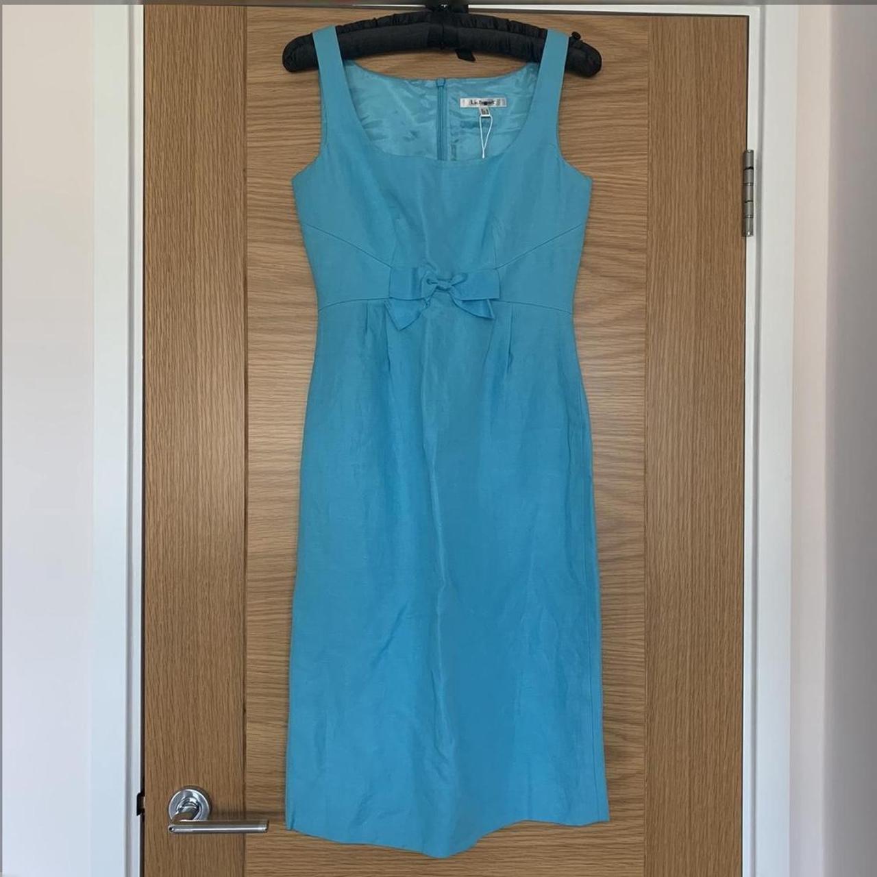 Brand new with tags LK Bennett dress. Beautiful blue... - Depop