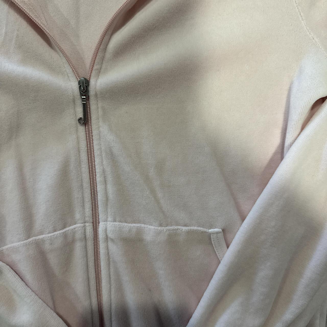 Light pink Juicy Couture sweat suit jacket Size... - Depop