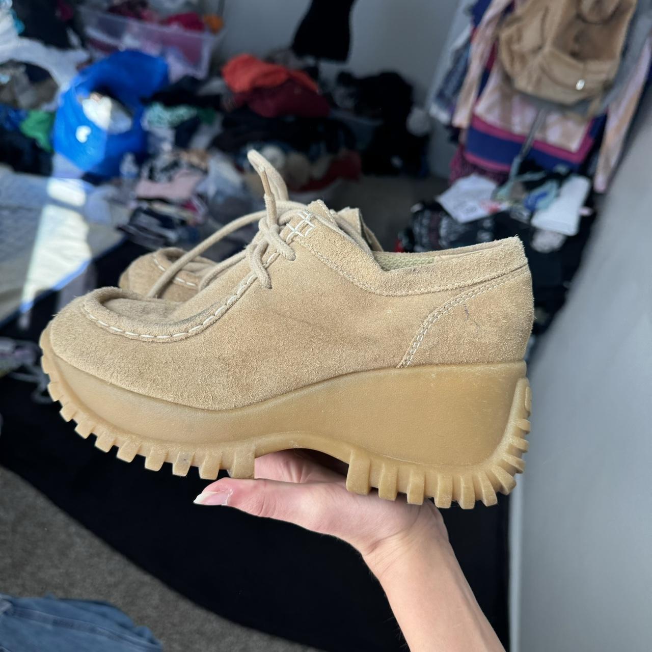 Y2k Skechers 1990s/early 2000s monster platform... - Depop