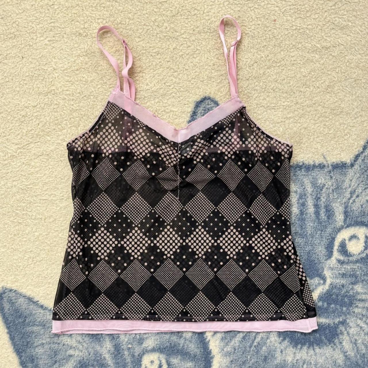 Y2k Camisole Early 2000s mesh tank top! It’s a... | Depop