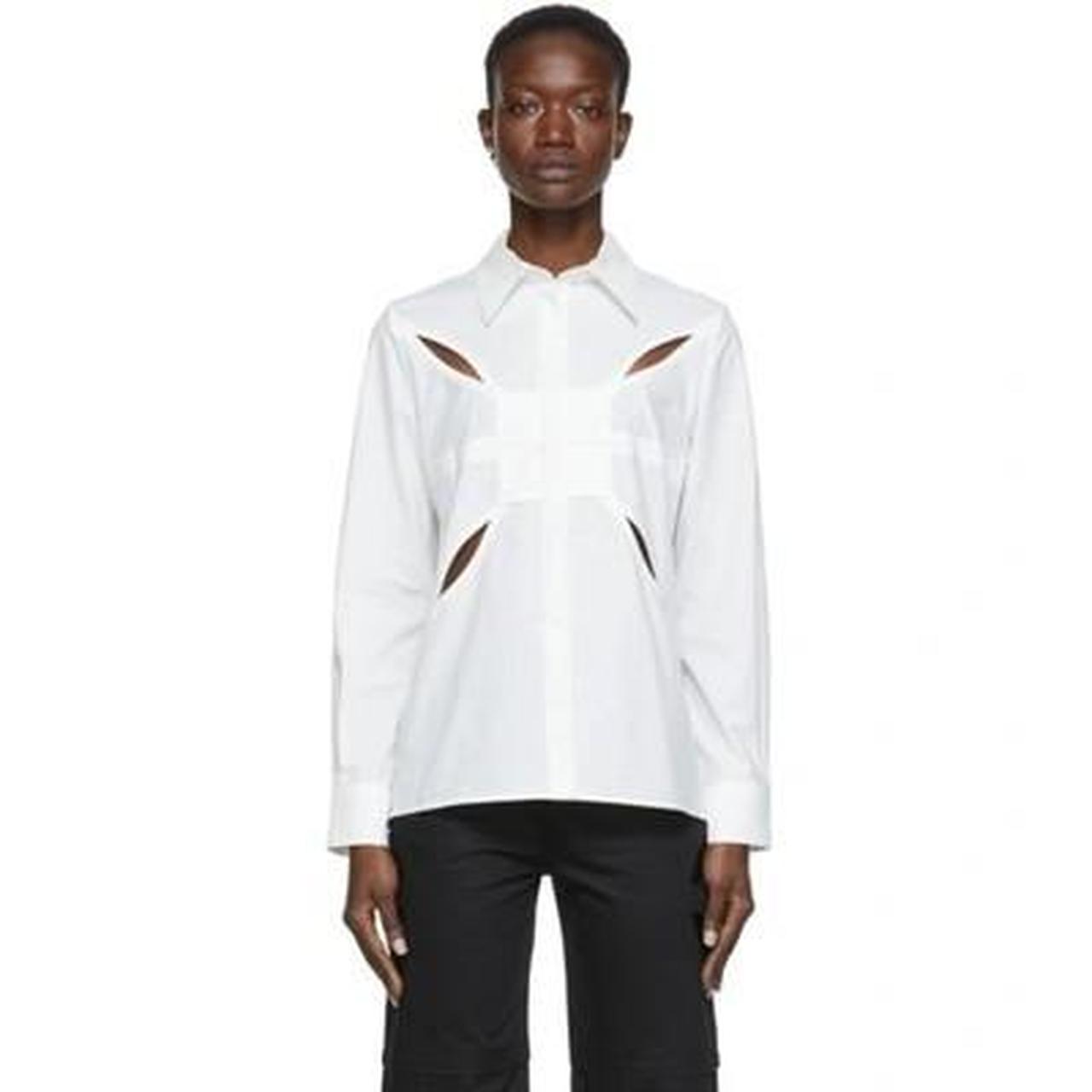 J.Kim White Window Shirt Size M In great condition... - Depop