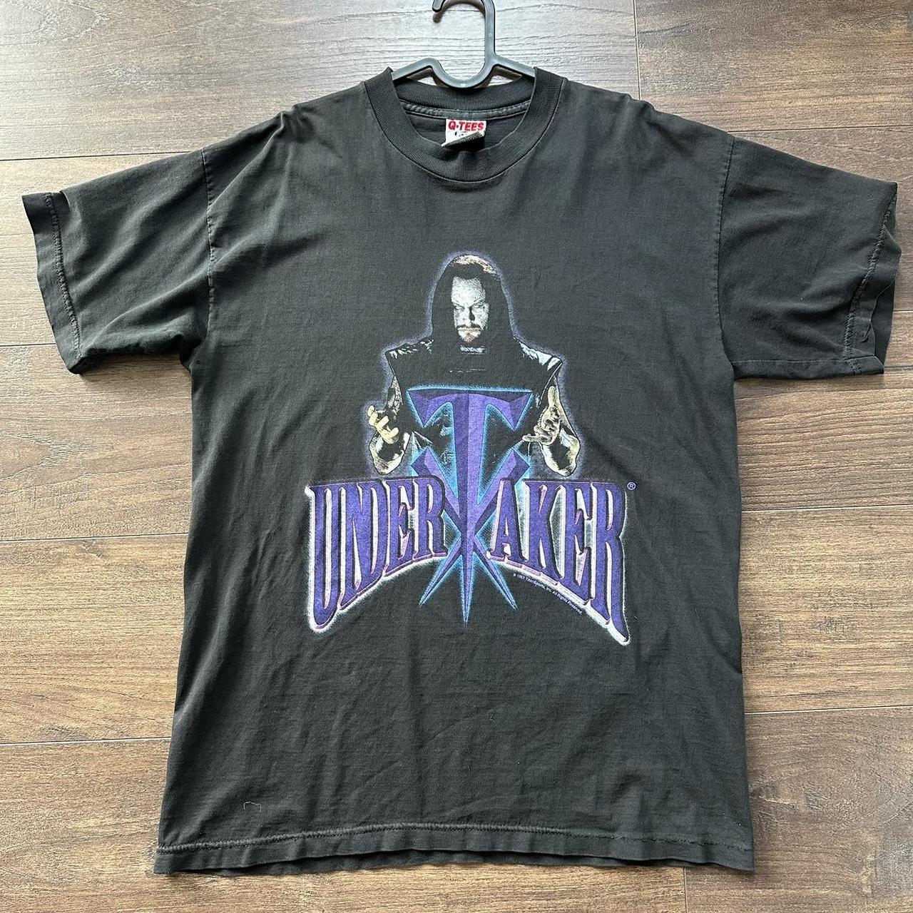 WWE WWF Undertaker Vintage Shirt Pit to pit 21 inch... - Depop