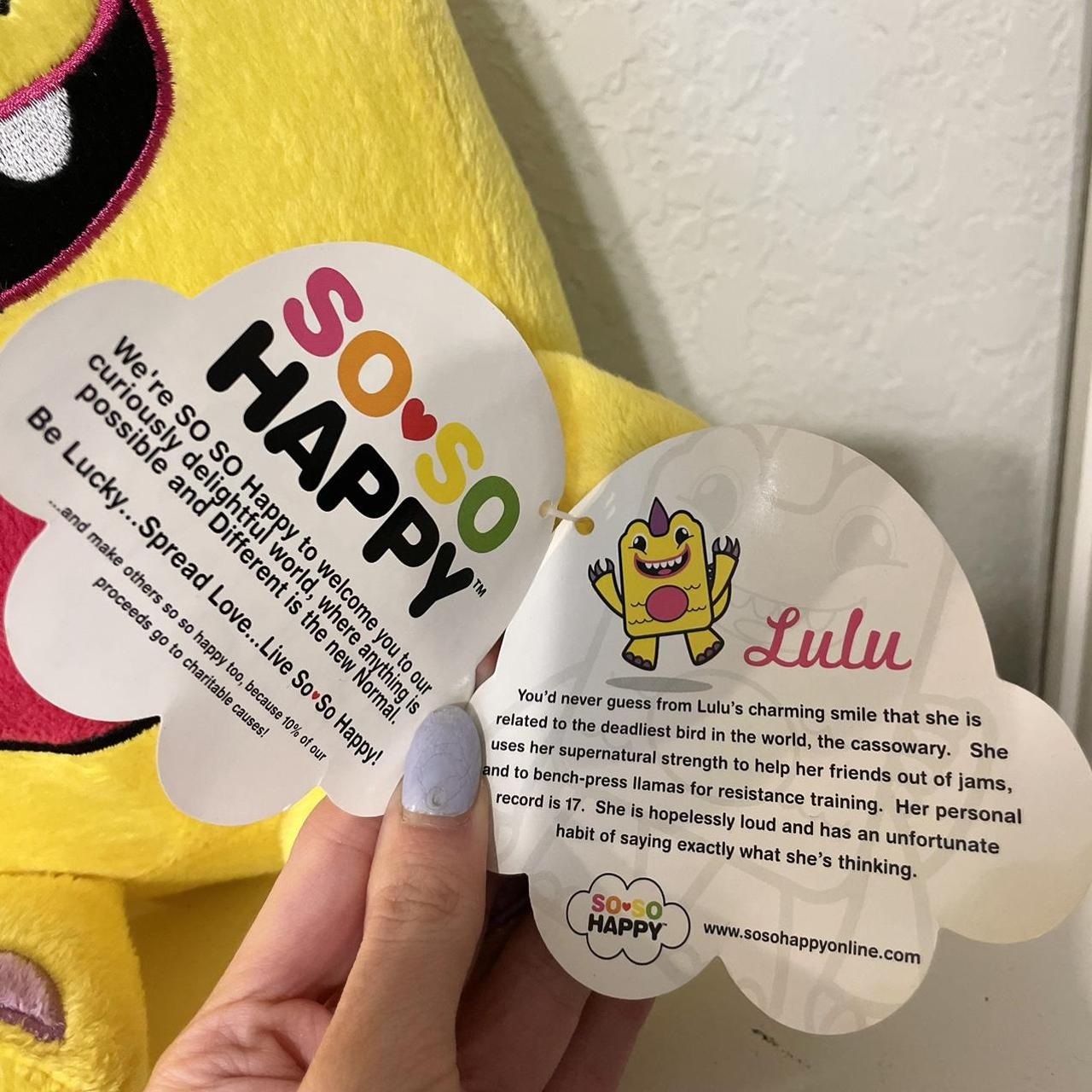 RARE 2012 Discontinued 10” So So Happy Lulu Monster... - Depop