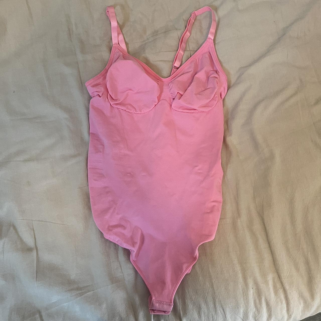 Hot pink shapewear body suit from Amazon Never worn... - Depop