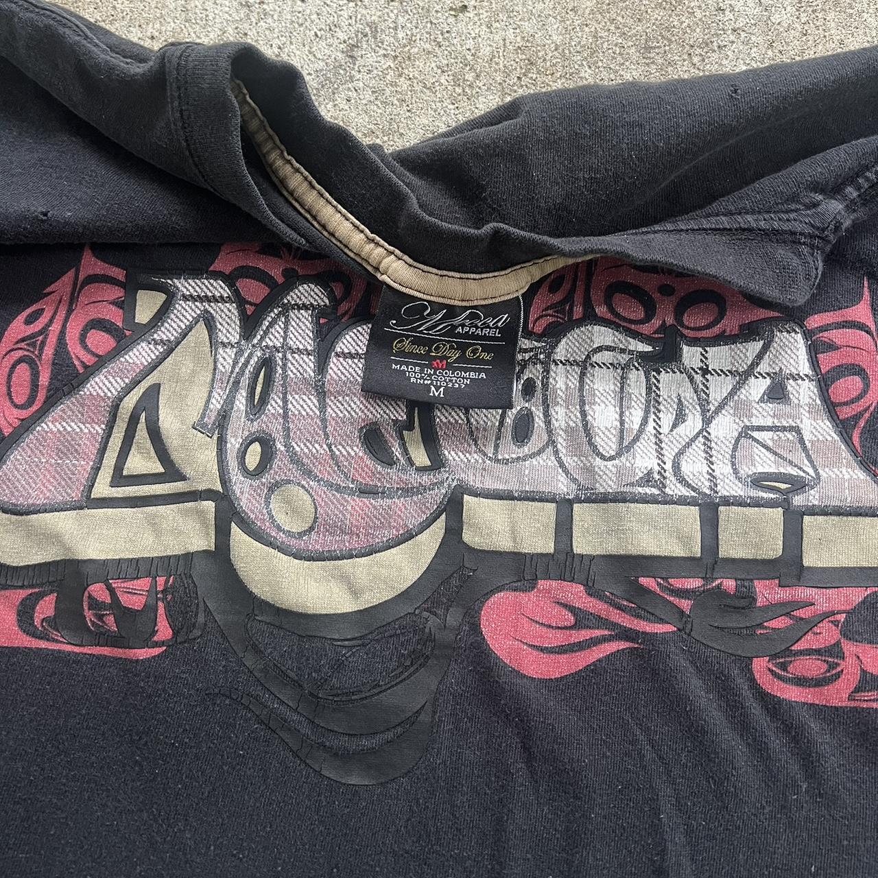 Vintage Y2K Mecca Apparel Streetwear T-Shirt. 100%... - Depop