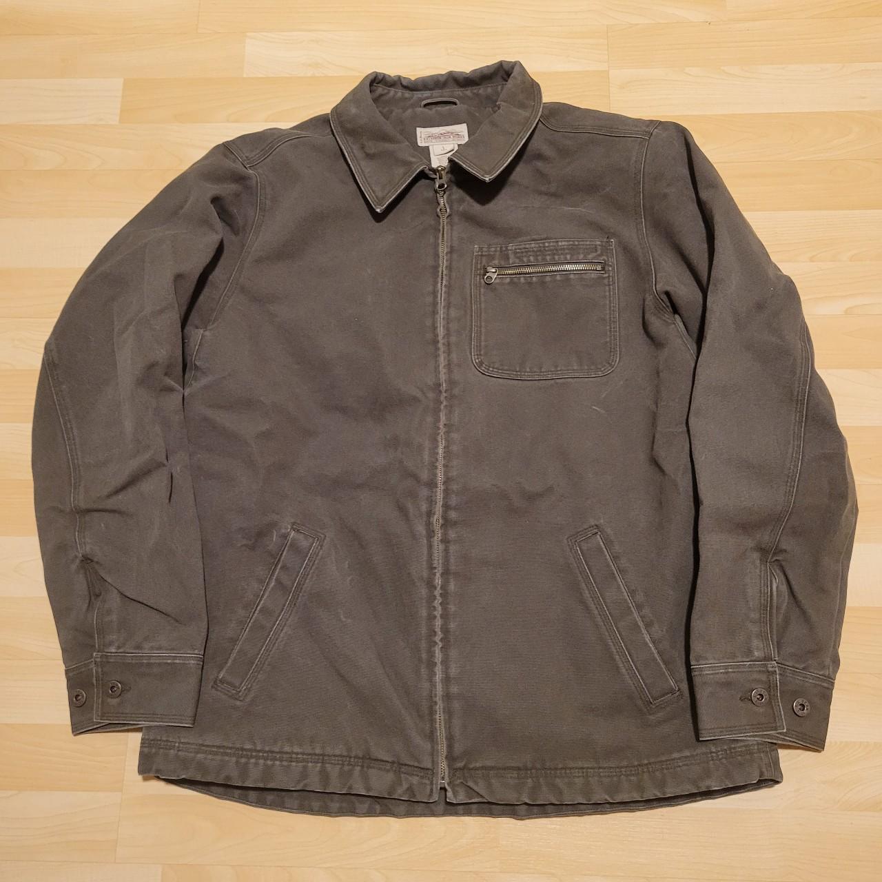 L.L.Bean Katahdin Iron Works detriot style jacket... - Depop