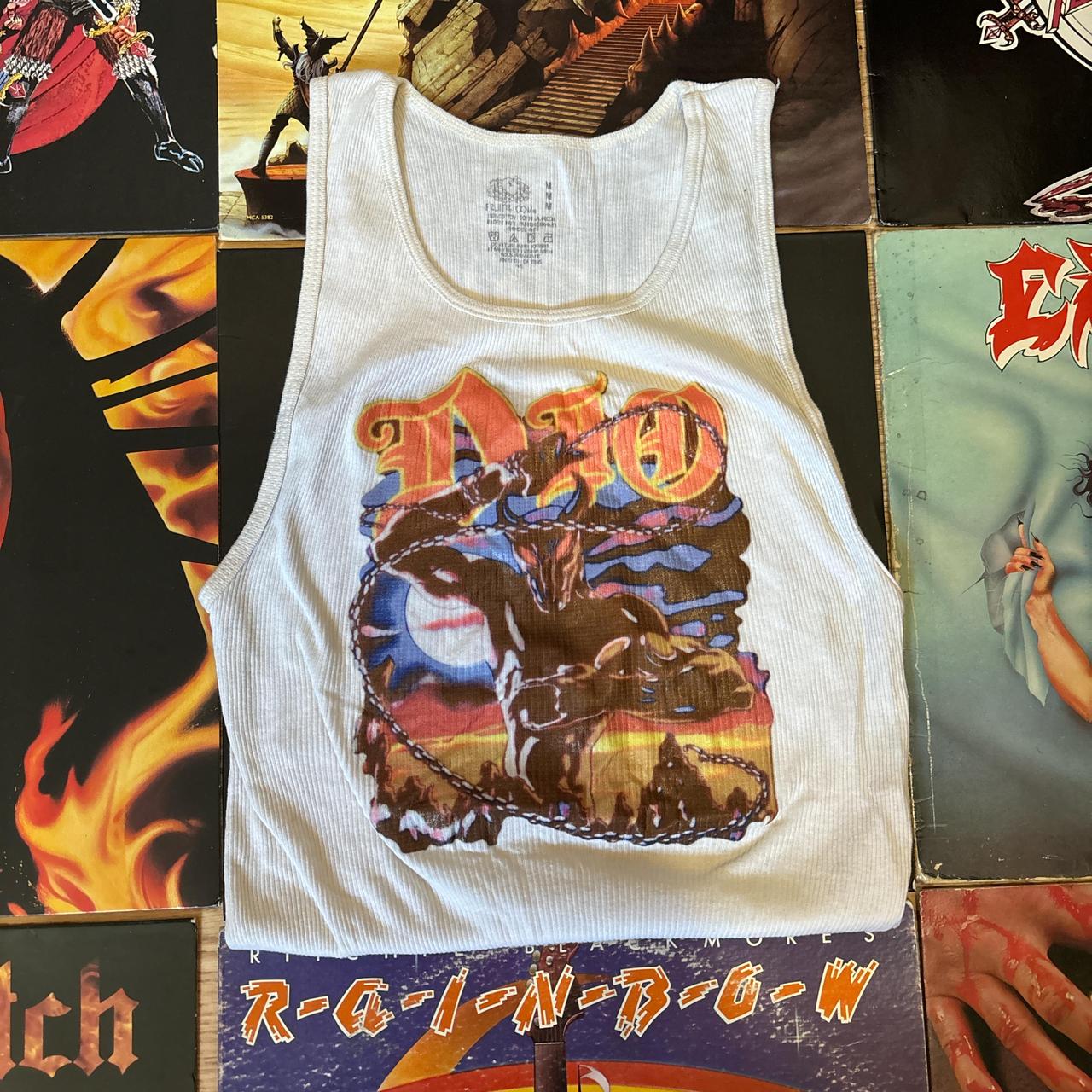 Vintage inspired Dio tank never worn long but can be... | Depop