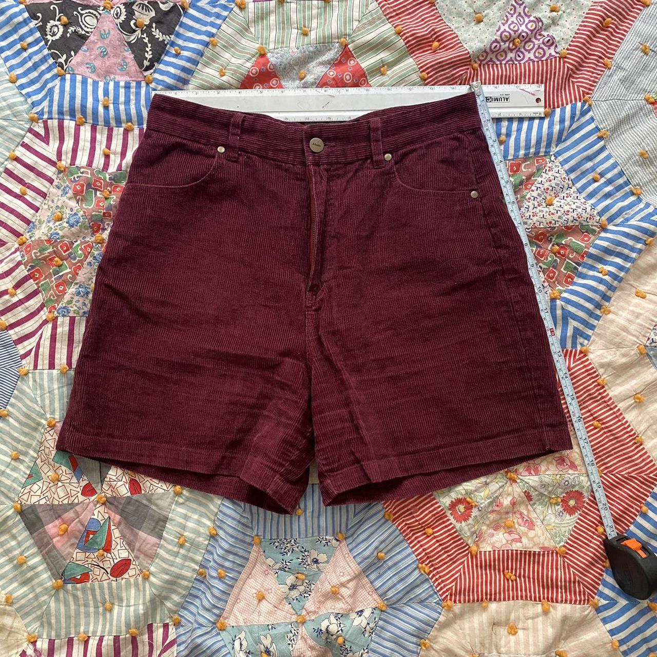 Afends Shelby Hemp Corduroy Plum Short Has some... - Depop
