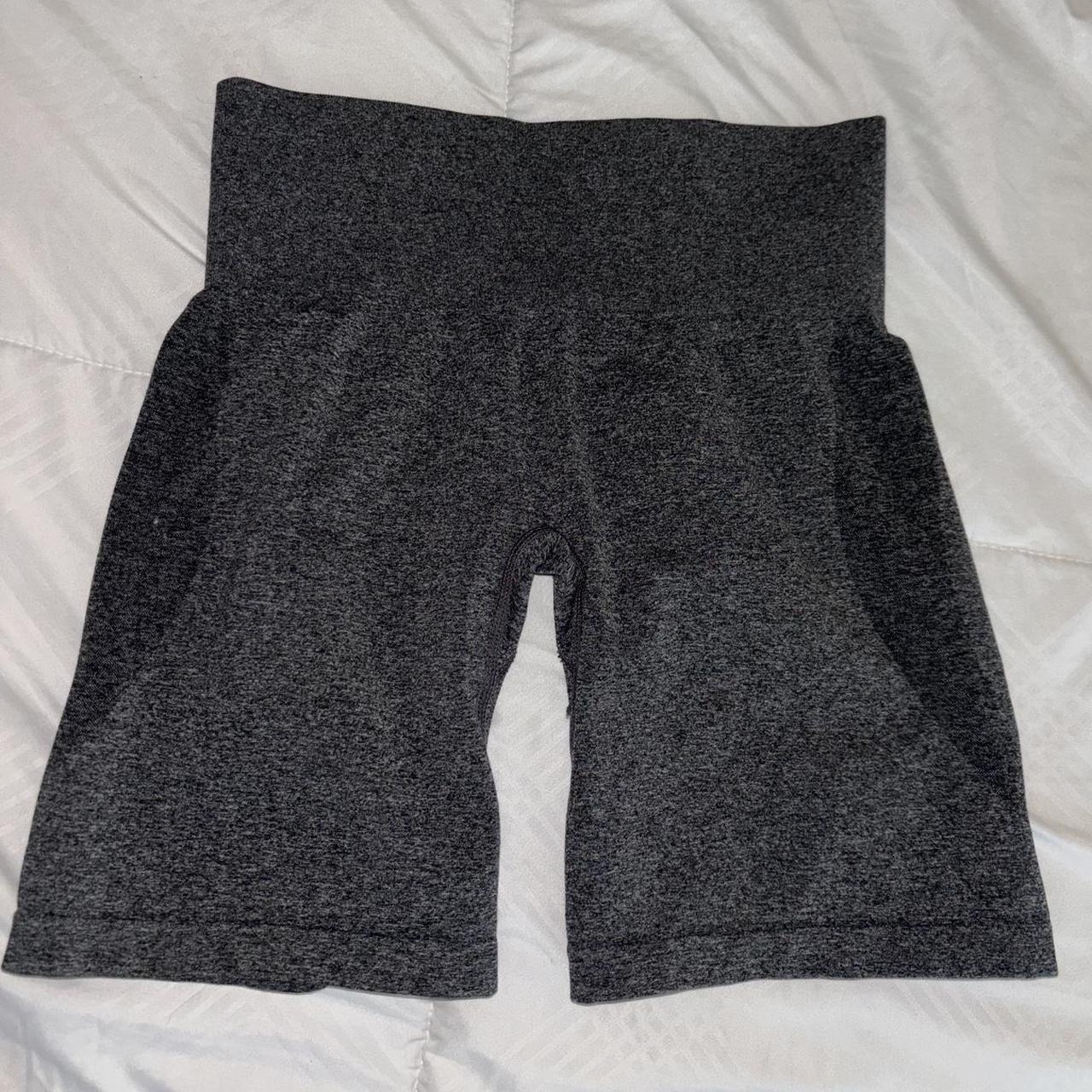 Nvgt Shorts Black Speckled Contour Seamless Shorts - Depop