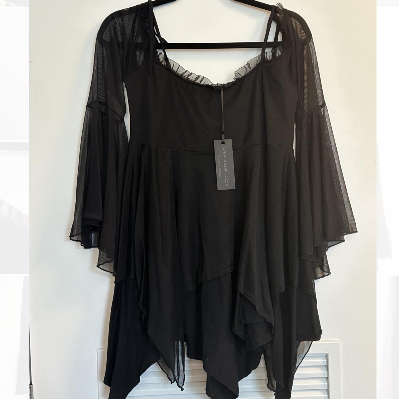 Widow by Dolls Kill Mesh Fairie Dress -never worn... - Depop