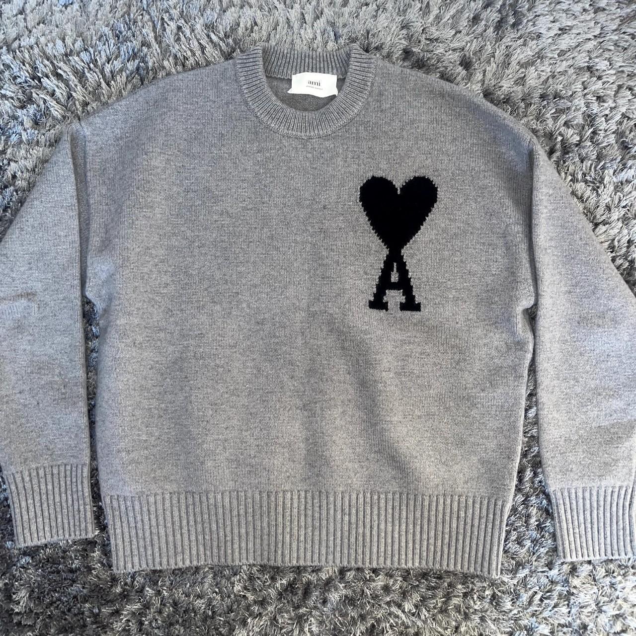 Grey Ami Paris Sweater -Size S -Brand New -Open to... | Depop