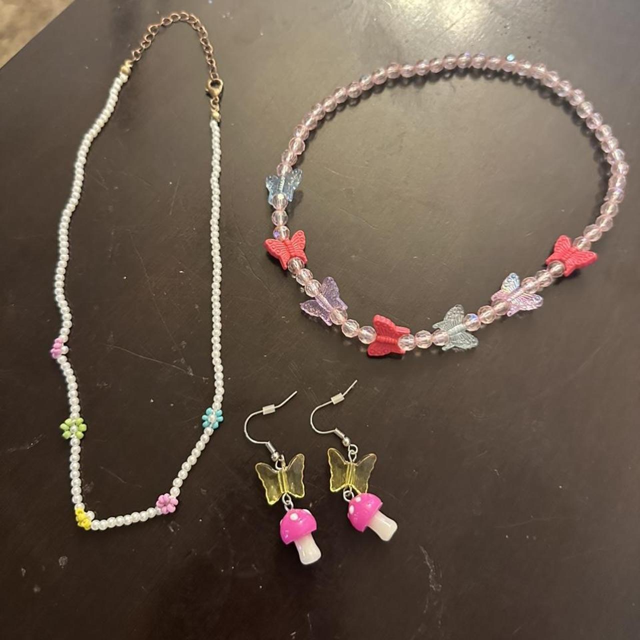All brand new necklaces and earrings from hot topic... - Depop