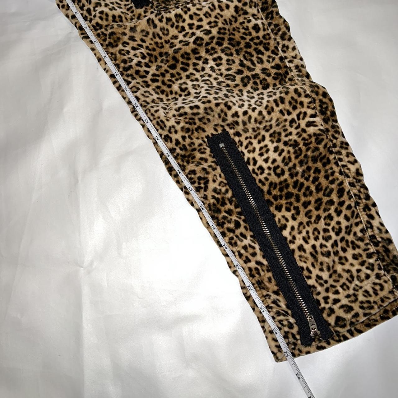 Supreme Velvet Leopard Flight Pants Perfect condition - Depop