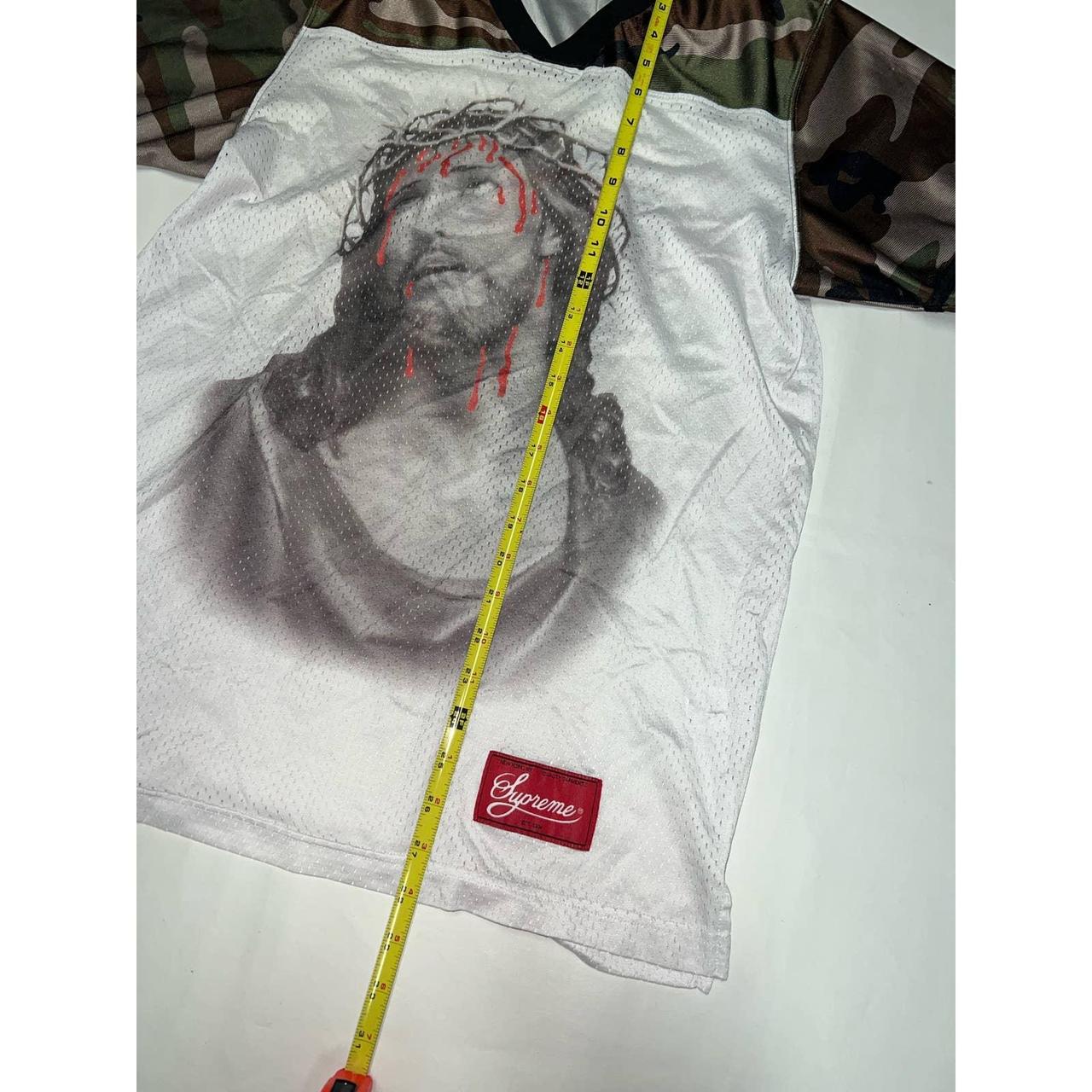 Supreme Jesus Football Jersey Top Perfect condition - Depop