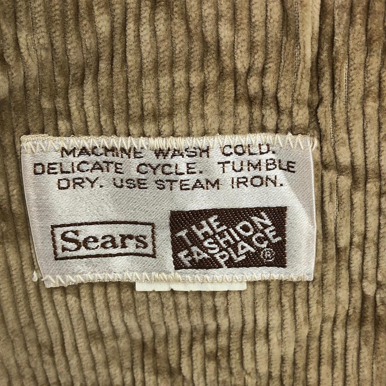 Vintage 80’ SEARS USA Velvet Corduroy Denim Jeans... - Depop