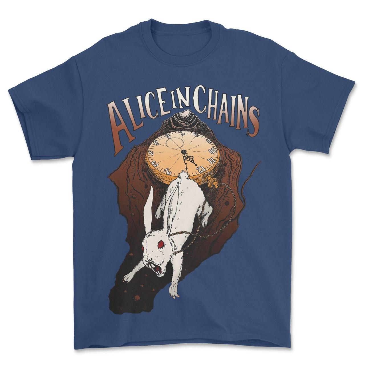 Alice In Chains t-shirt Alice In Wonderland style... - Depop