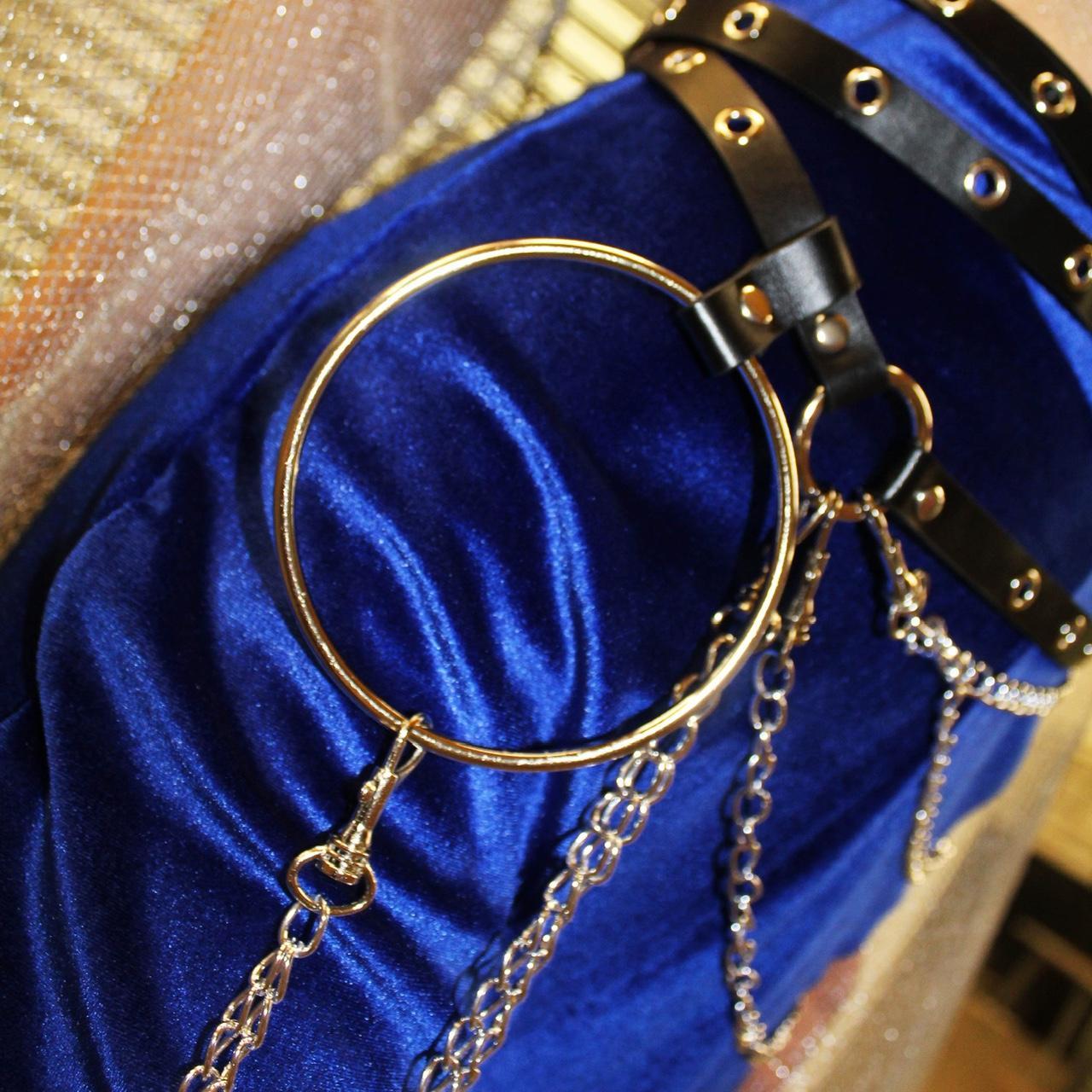 Heavy chain harness belt She’s a statement and... - Depop