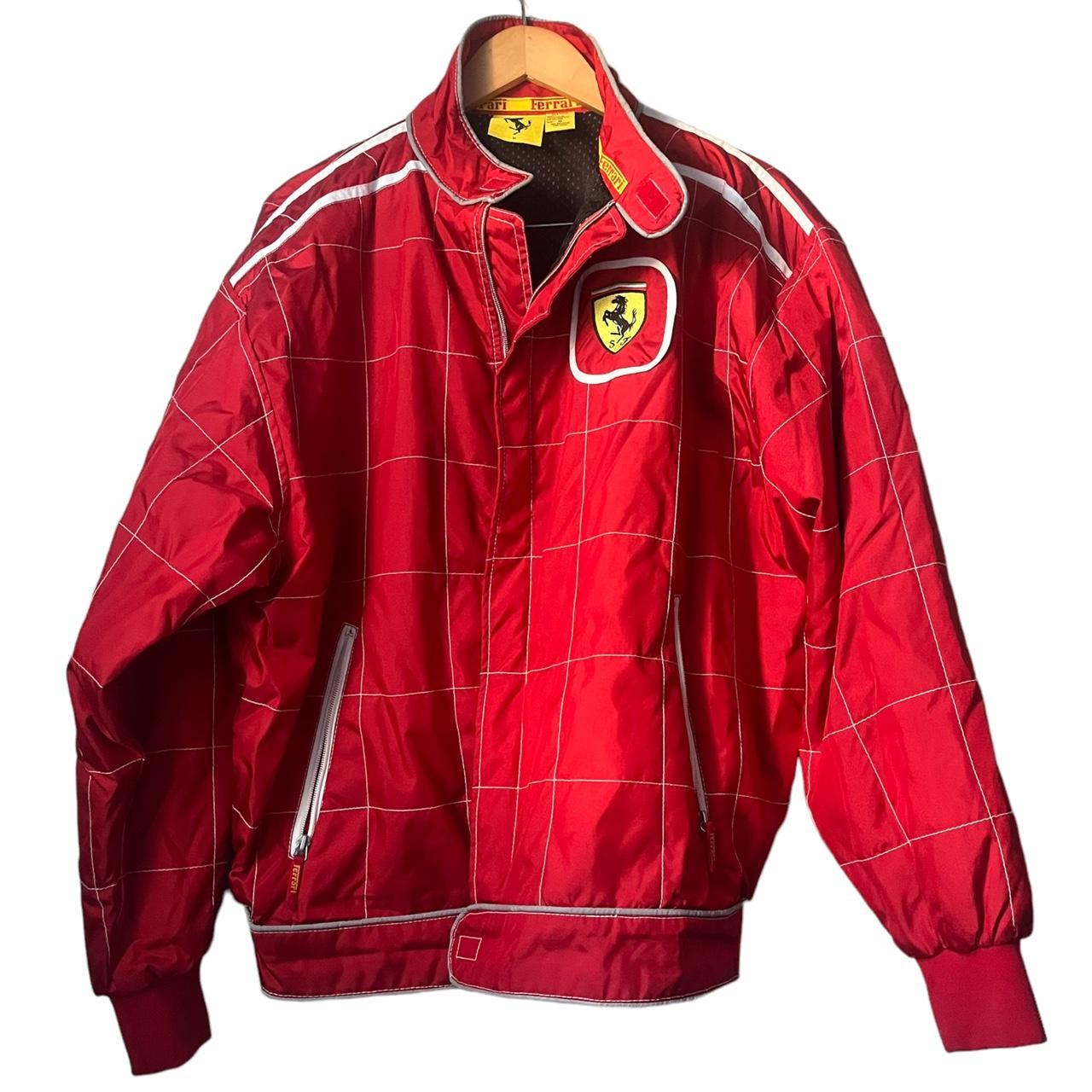Vintage Ferrari jacket from 1998 Reflective details... - Depop