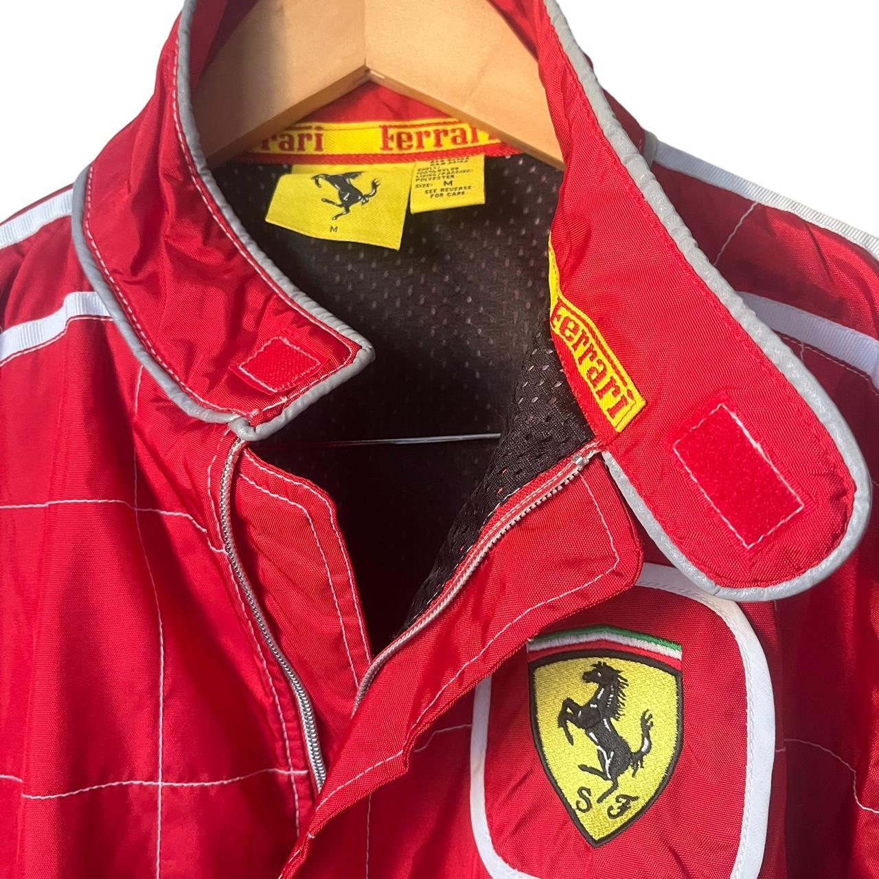 Vintage Ferrari jacket from 1998 Reflective details... - Depop