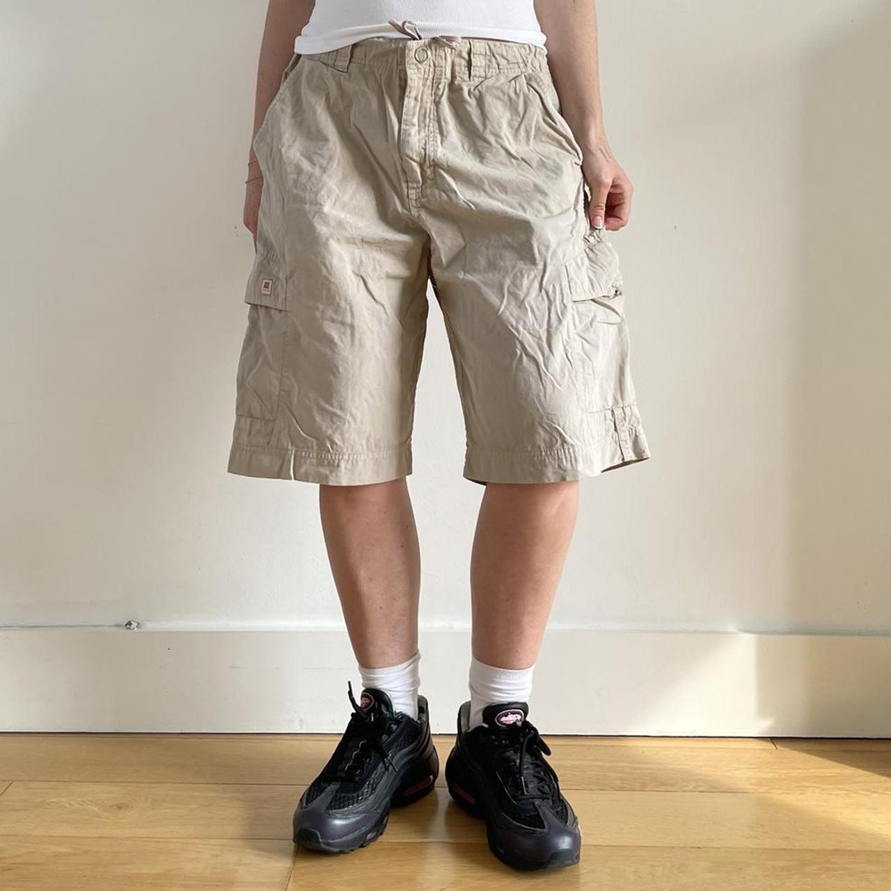 Men's Cream and Tan Shorts | Depop