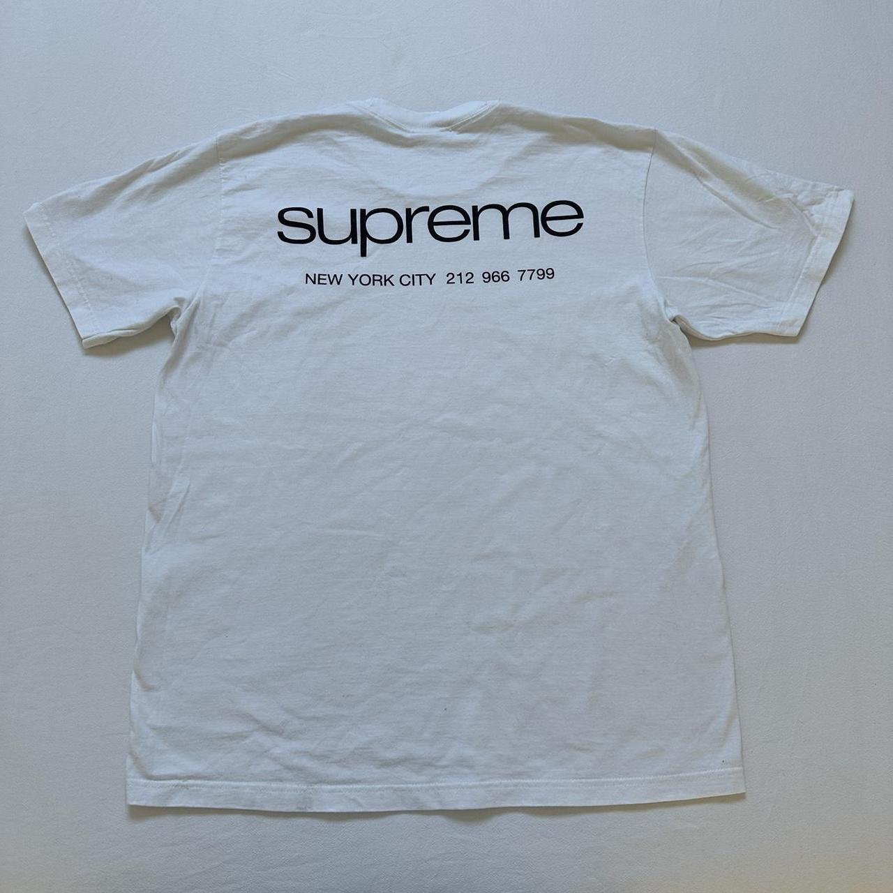 Supreme white T-shirt Size Large Spell out... - Depop