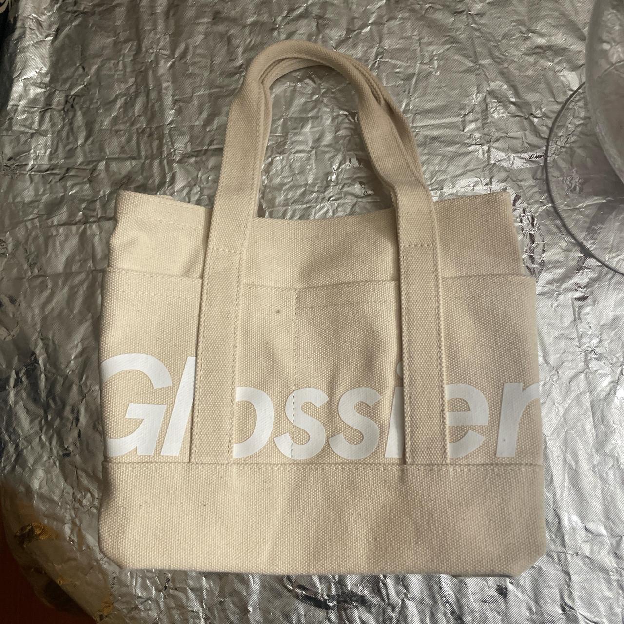 Glossier mini tote bag. Recently bought. Never... - Depop