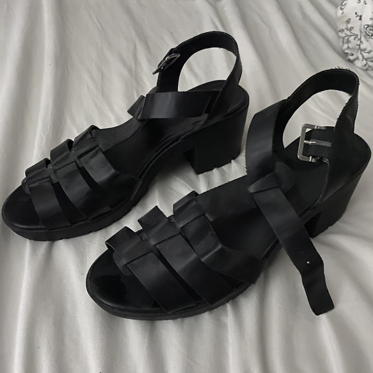 Wild Fable Women's Black Sandals | Depop