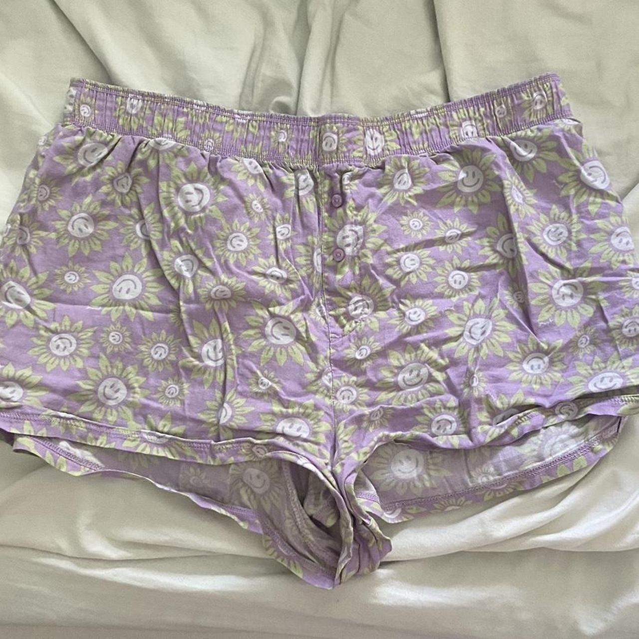 Purple Boxer Shorts 🌸from PINK 🌸way too short for... - Depop