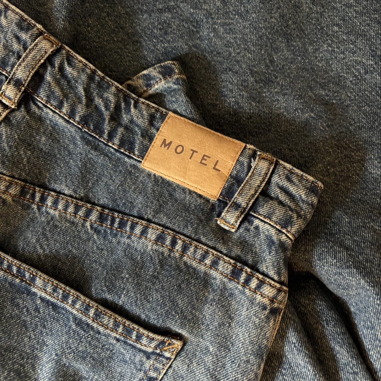 Motel parallel jeans, mid wash, really good... - Depop
