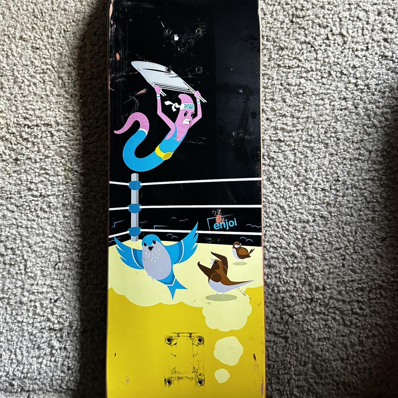 Zack Wallin Enjoi Board size 8.5 (Small Scuffs from... - Depop