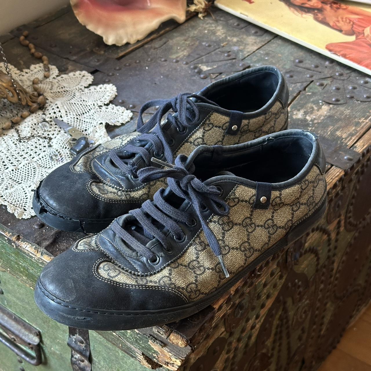 Authentic Gucci shoes Men’s US 10 Right sole has... | Depop