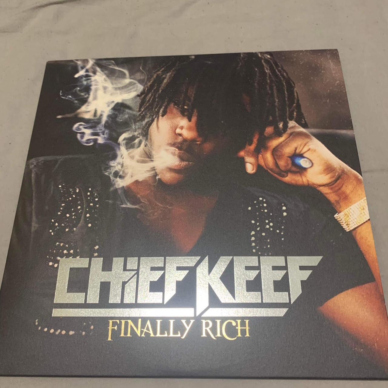 Chief Keef - Finally Rich Smoke Vinyl - Depop