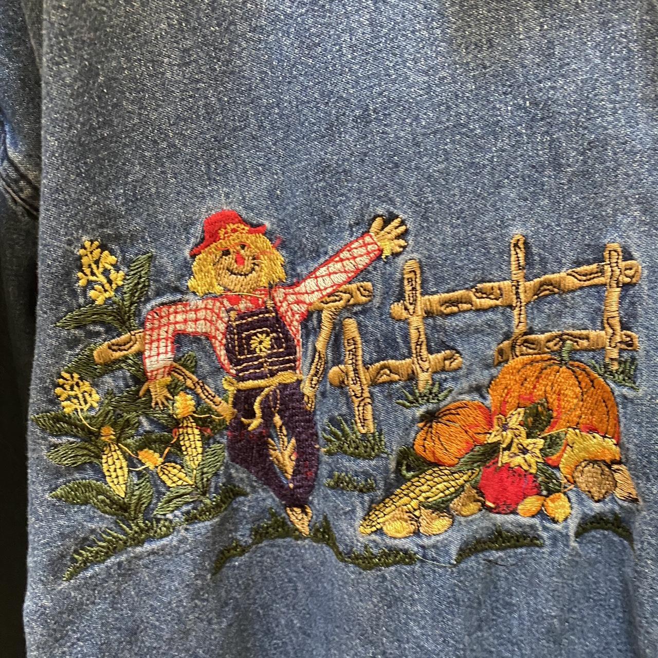 Amazing Fall denim shirt in great condition! Just... - Depop