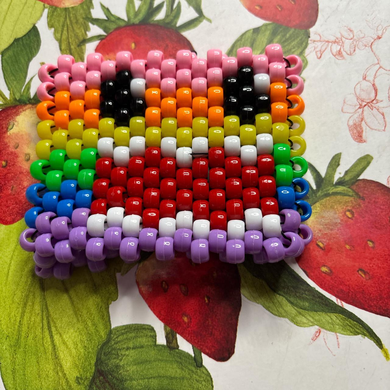 Handmade (by me) Domo Kandi Cuff Bracelet #kandi... | Depop