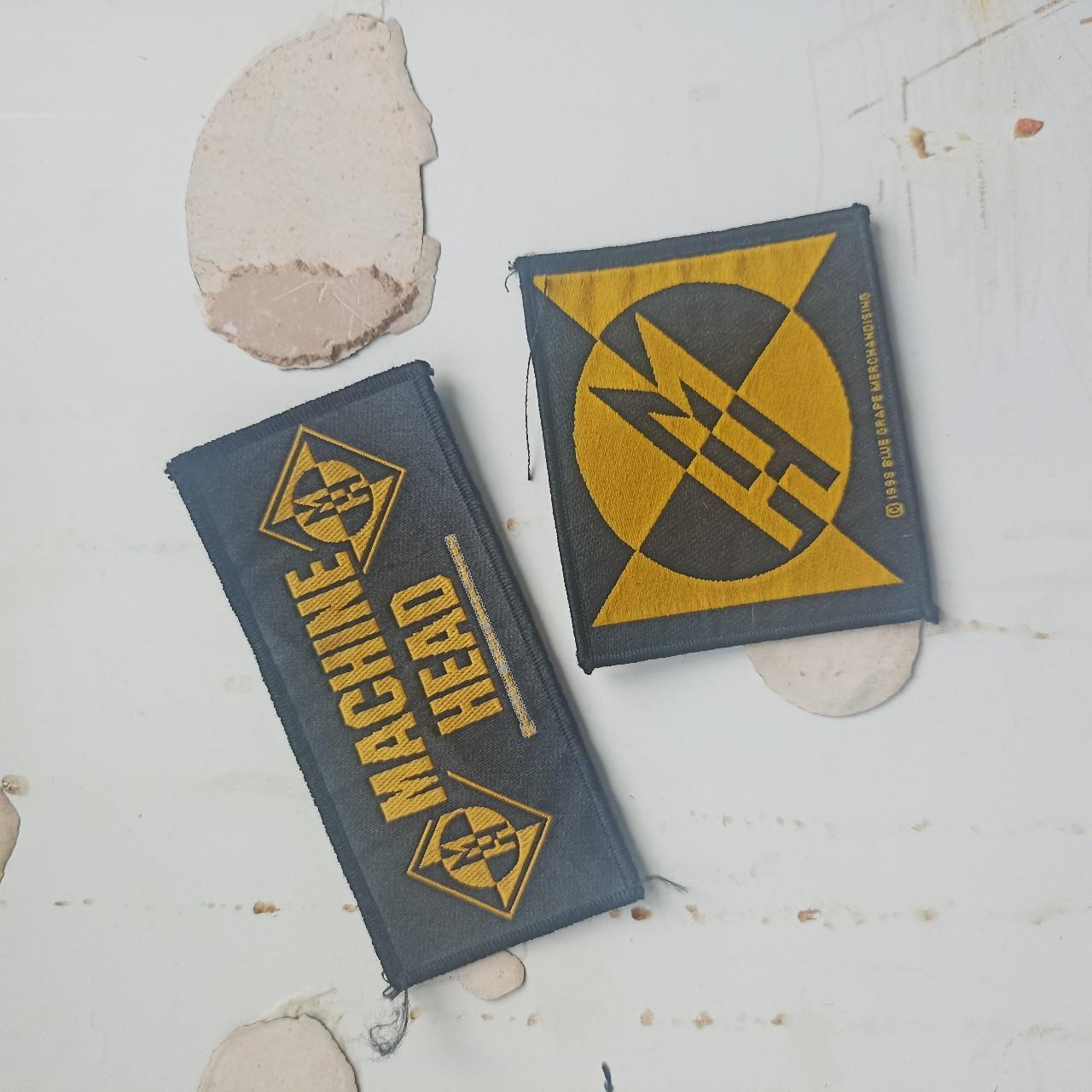 Machine Head patches X2 blue grape 1994 and 1998... - Depop