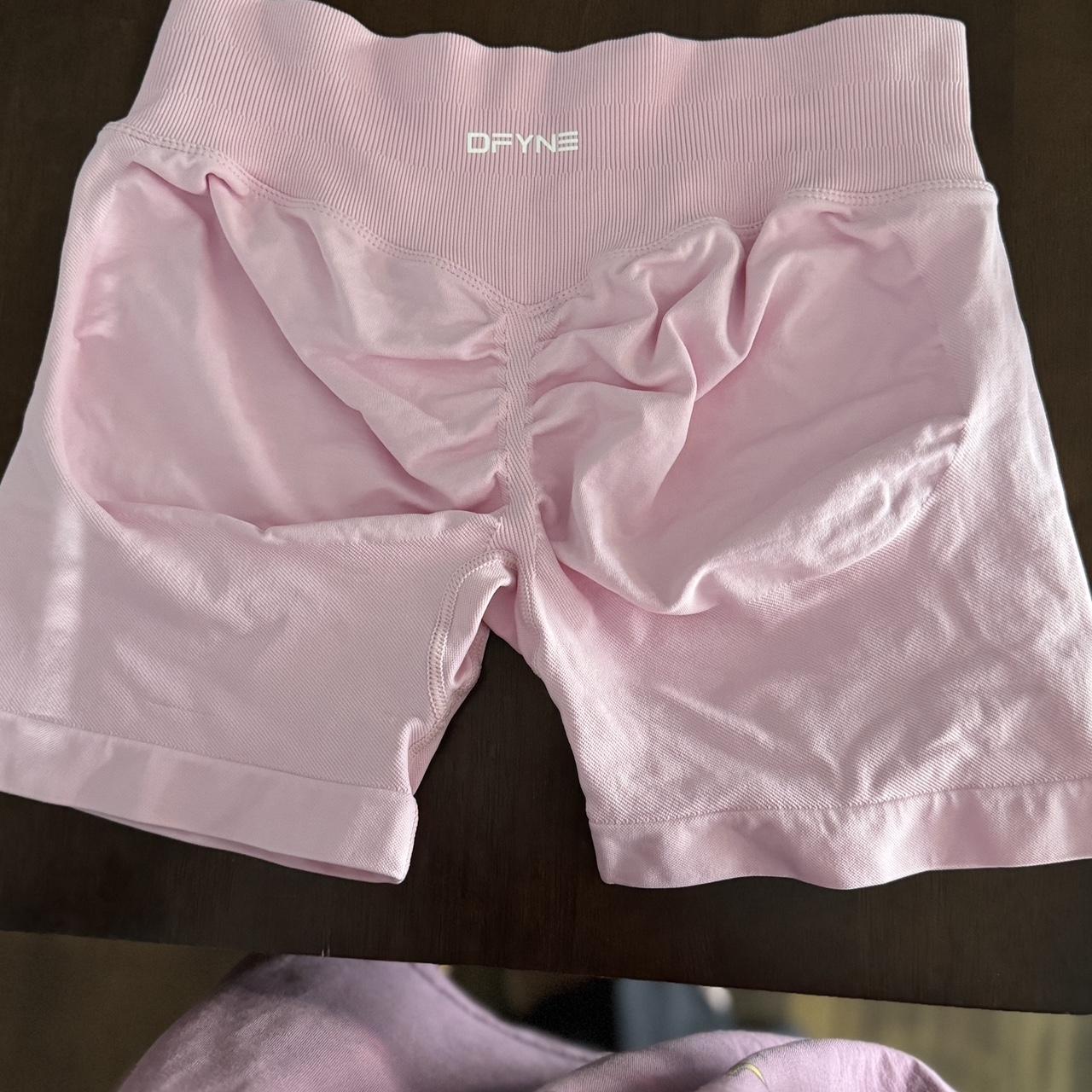 DFYNE IMPACT SHORTS Color : LIGHT ROSE PINK Size :... - Depop